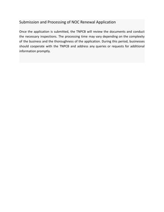 The Process of Renewing a Tamil Nadu Pollution Board NOC_ A ...