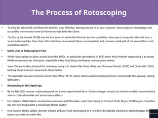 The Process of Rotoscoping at Motion Effects | PPT