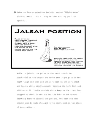 The process of sajdah (sujud) described in full detail www.scmuslim.com