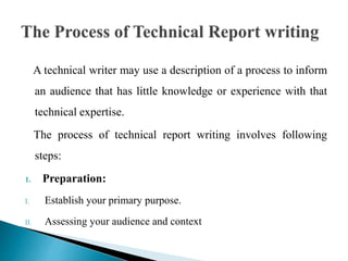 The process of technical writing | PPTX | Education