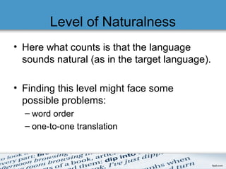 The process of translating | PPT
