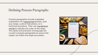 The Process Paragraph, Presentation and research paper | PPT