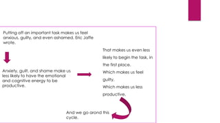 The procrastination doom loop | PPTX