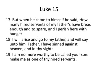 The prodigal sons of God | PPTX