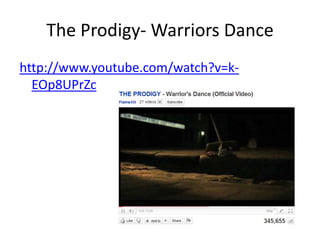 The prodigy warriors dance analysis | PPTX | Video Production | Content ...