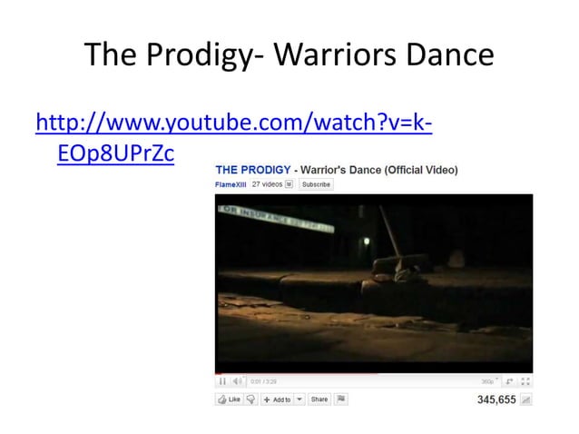 The prodigy warriors dance analysis | PPT