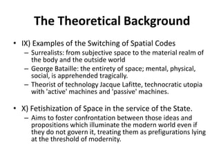 The production of space hi | PPTX | Geography | Science