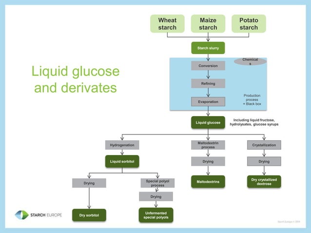 The production process of starch | PPTX | Desserts and Baking | Food ...