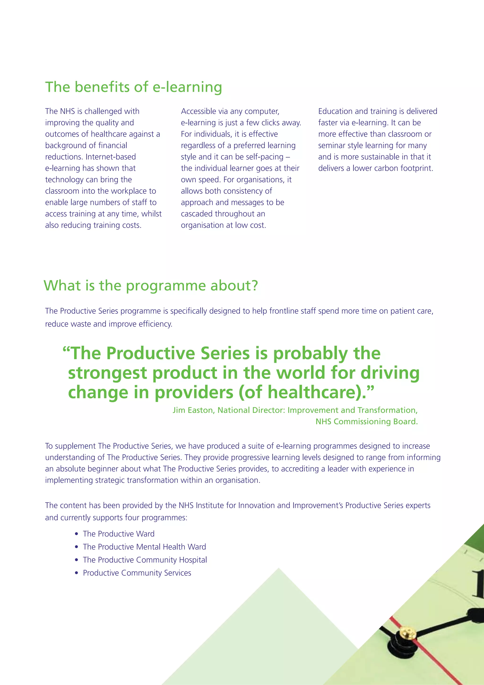 The Productives e-learning brochure | PDF