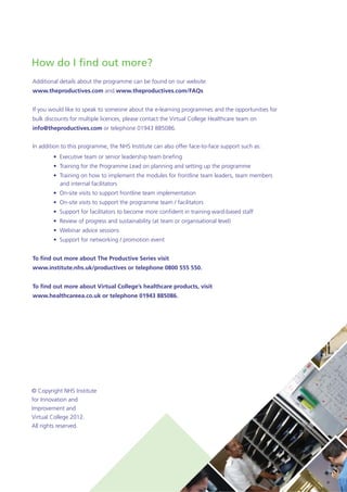 The Productives e-learning brochure | PDF