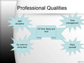 The professional -Sonia Grover | PPTX