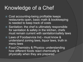 The professional chef | PPTX