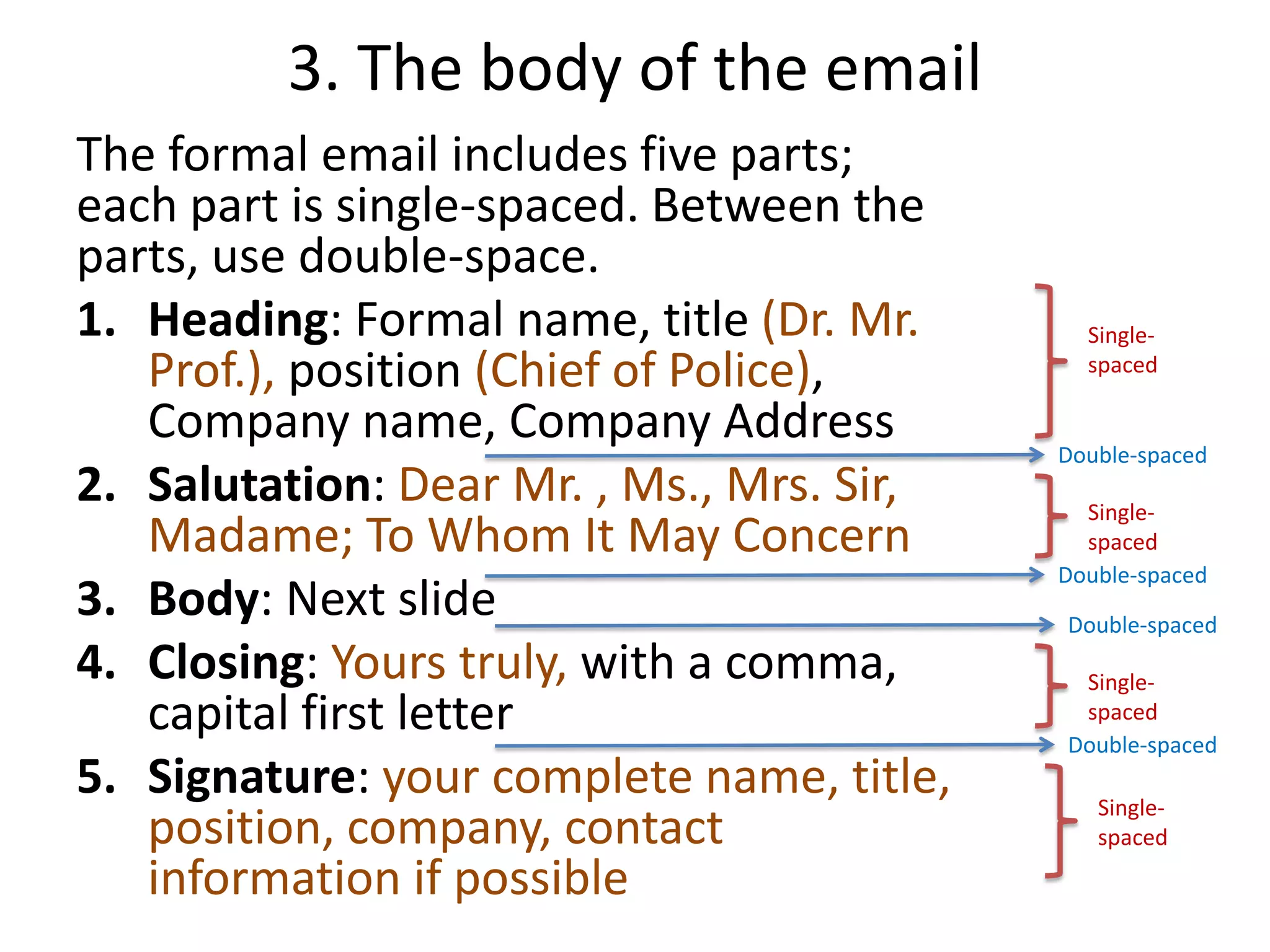How to Write a Professional Email (for students) | PDF