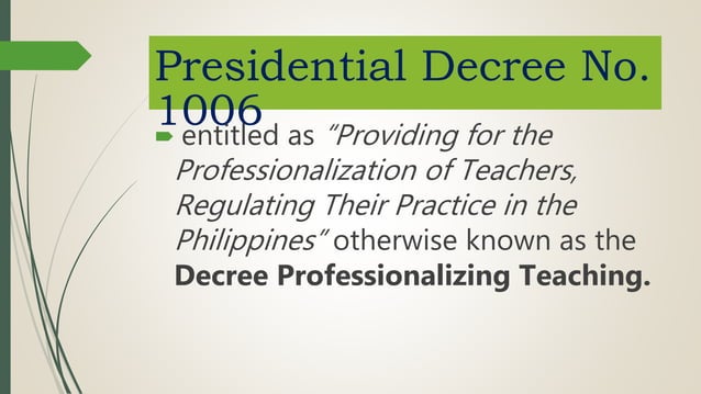 The professionalization of teaching | PPTX