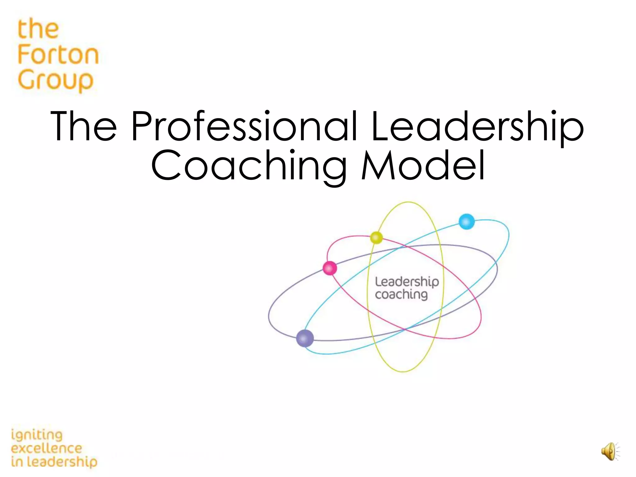 The professional leadership coaching model | PPTX