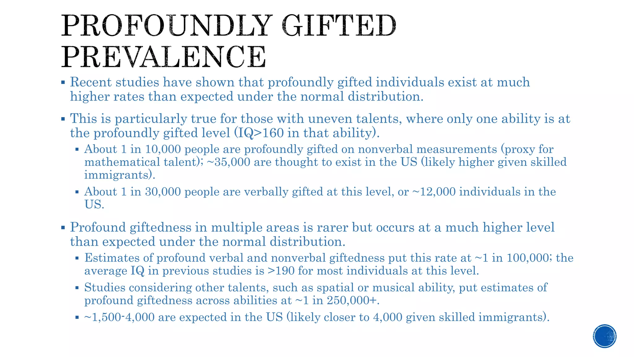 Understanding the Profoundly Gifted | PPTX