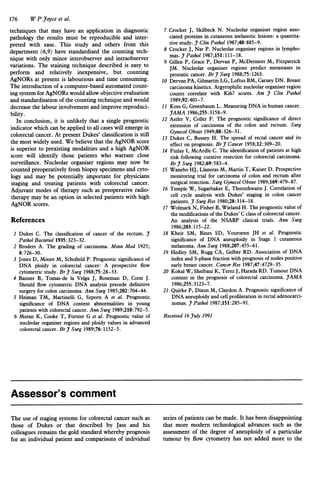 The Prognostic Value of Nucleolar Organiser Regions in Colorectal ...
