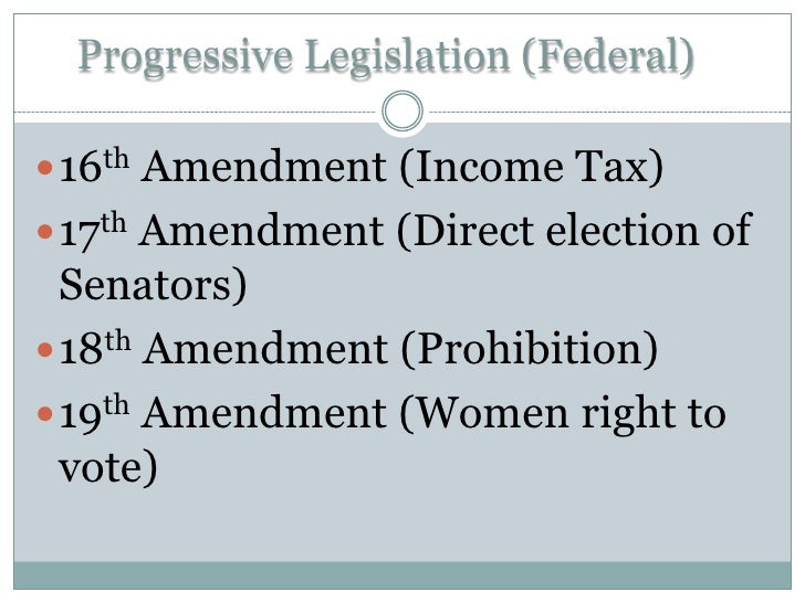 The Progressive Era the-progressive-era