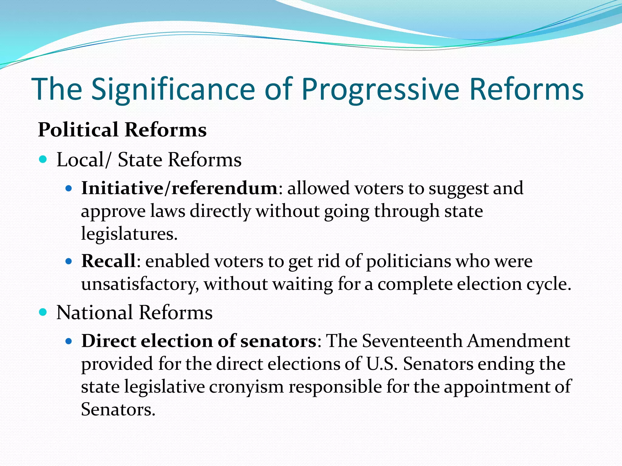 The Progressive Era | PPTX