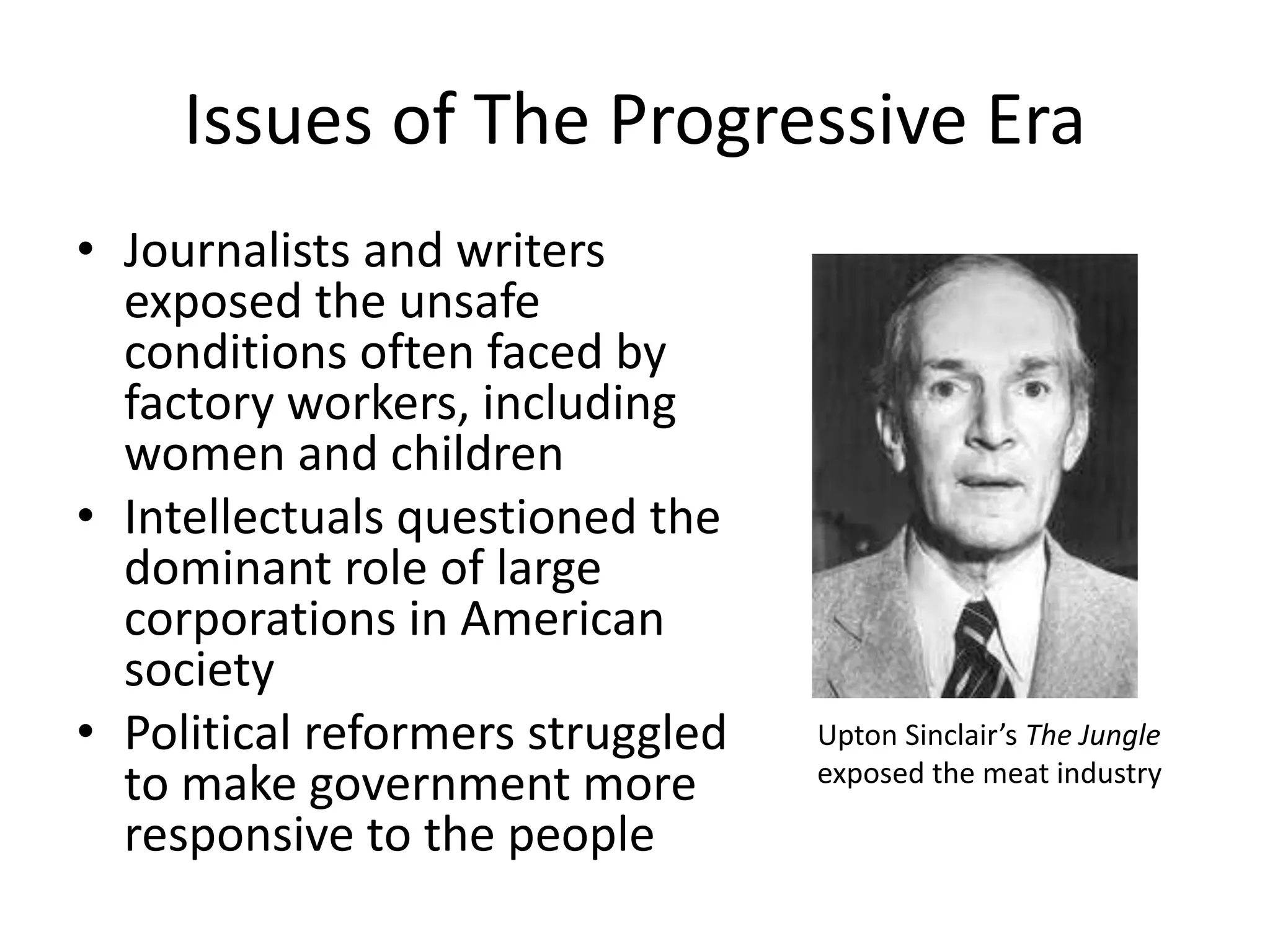 The progressive era | PPTX