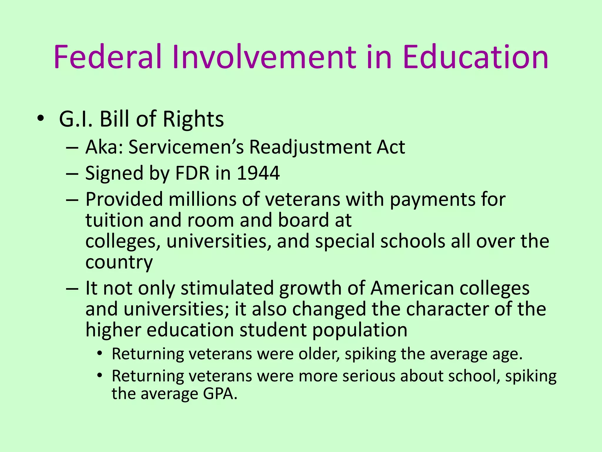 The progressive era of education | PPTX