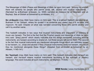 The prohibition of music final | PPT