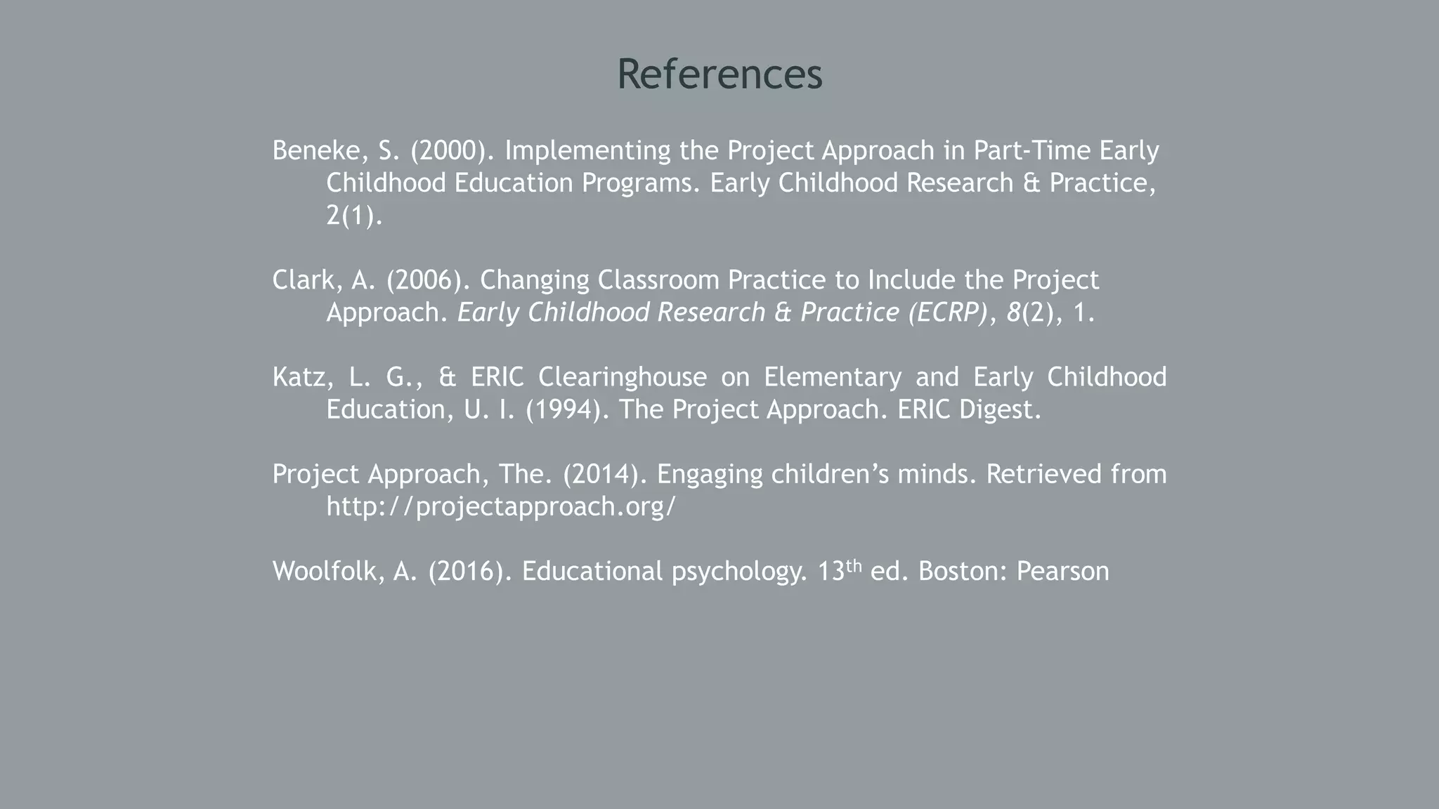 The project approach | PPTX