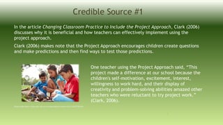 The project approach | PPTX