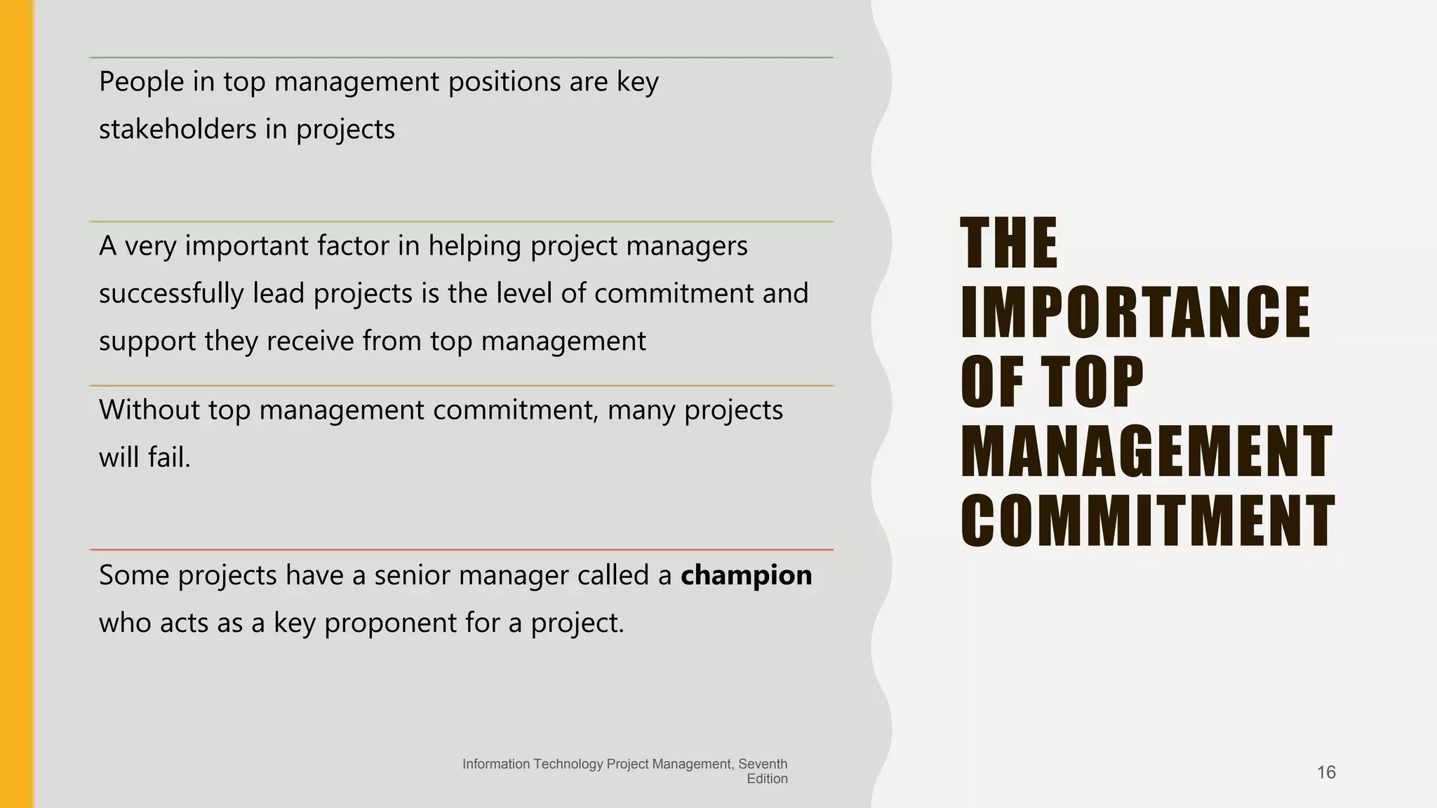 The project management and information technology context | PPTX