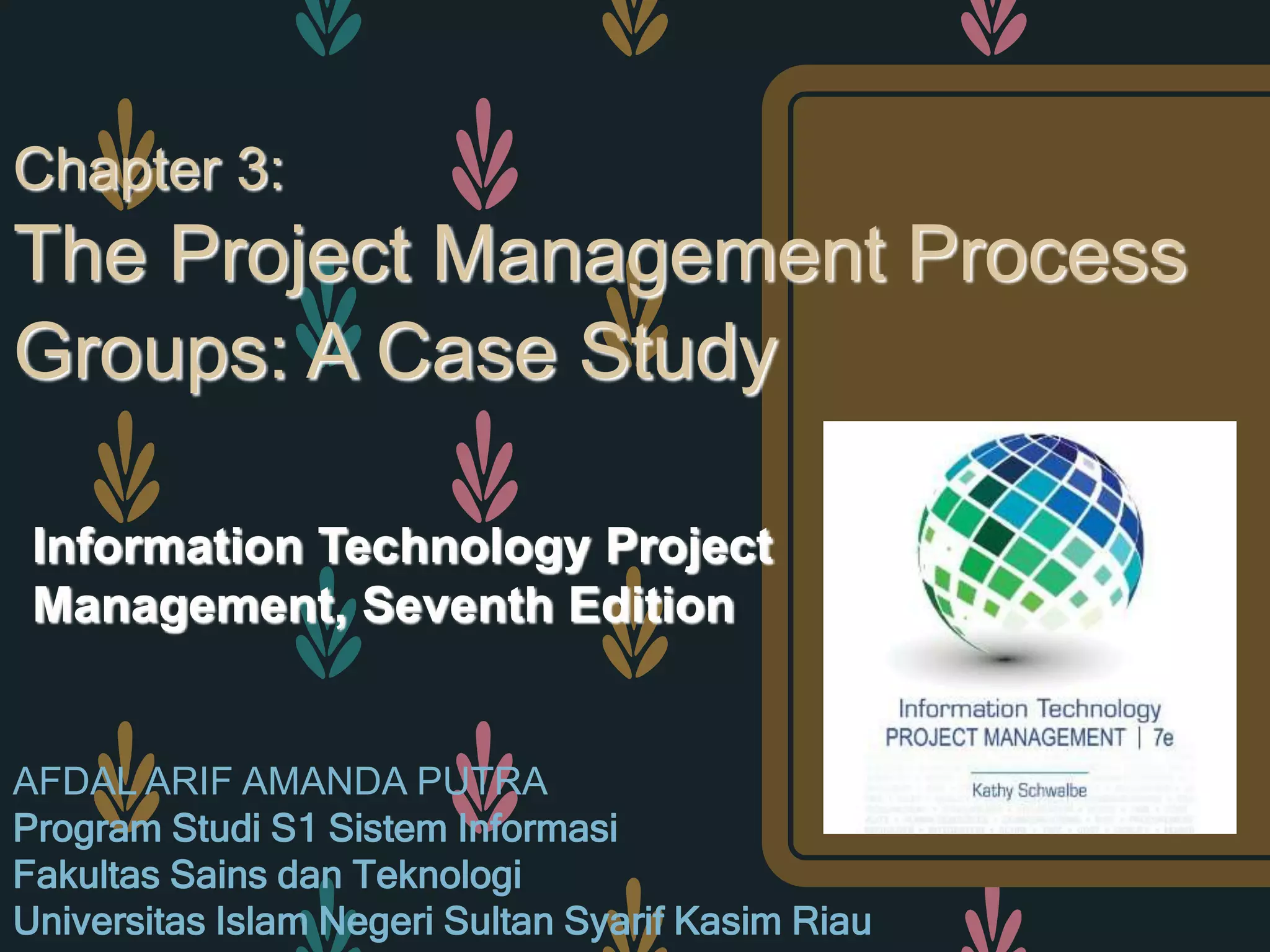 The project management process groups a case study | PPTX