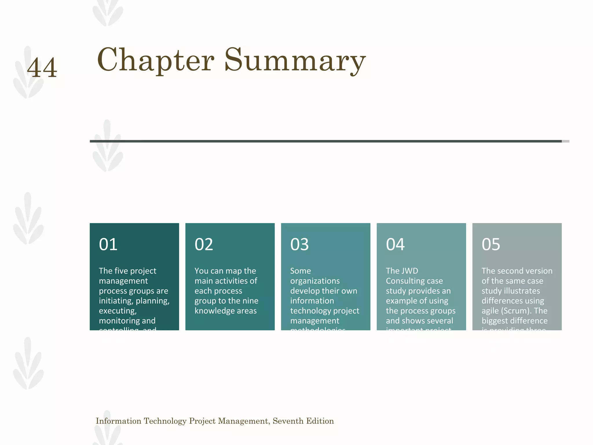 The project management process groups a case study | PPTX