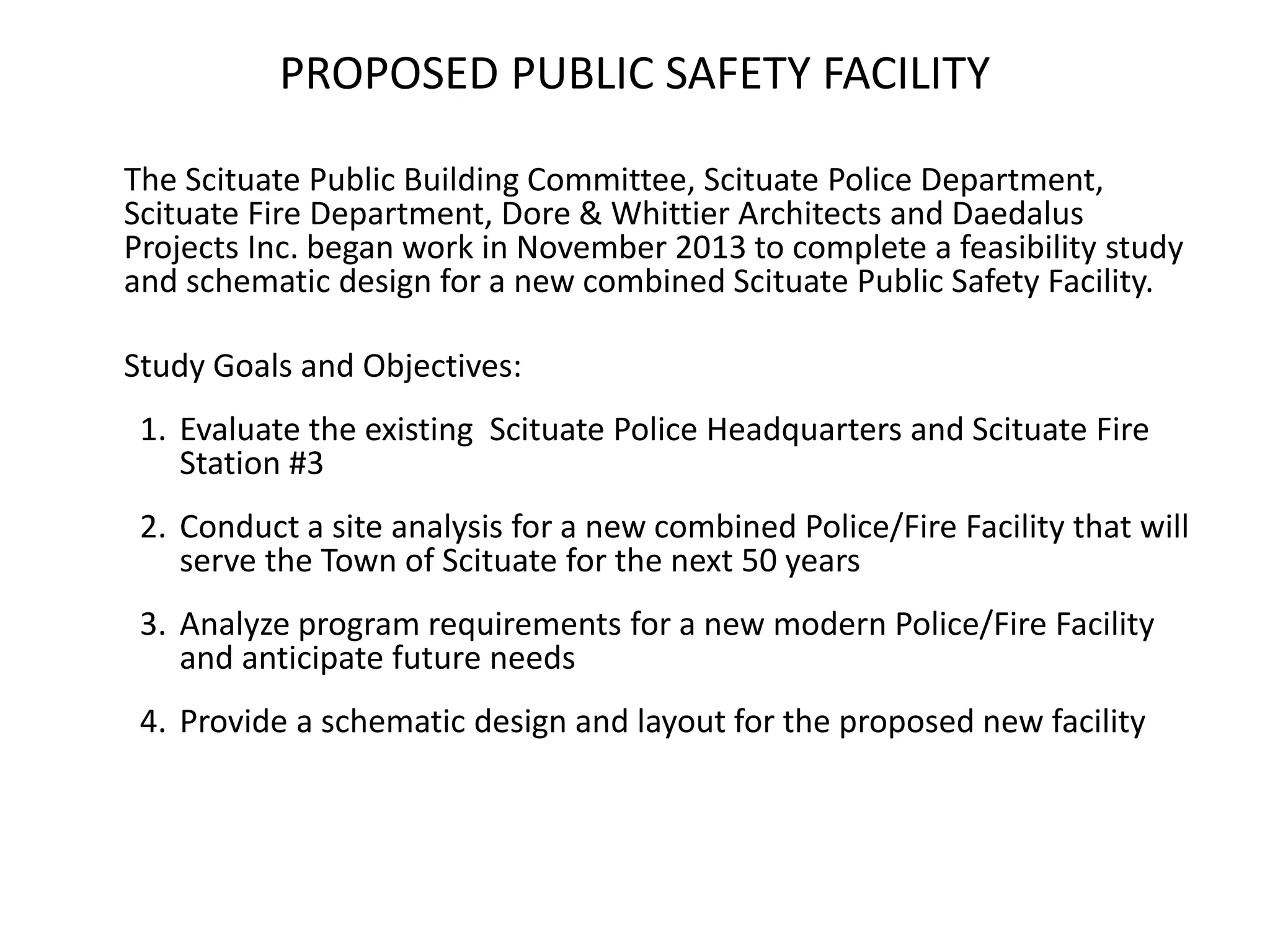 Proposed Public Safety Facility | PPTX
