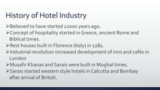 Hotel Industry Project | PPT