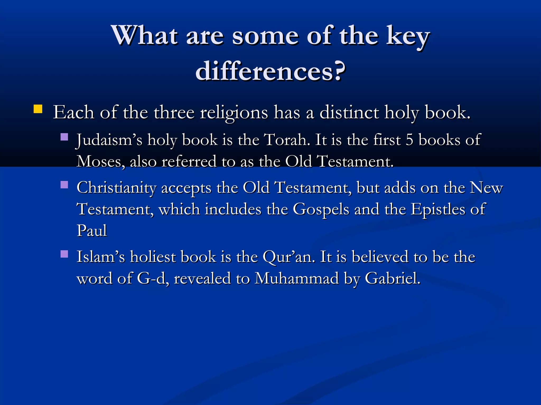 The prominent religions of southwest asia | PPT