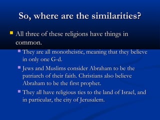 The prominent religions of southwest asia | PPT