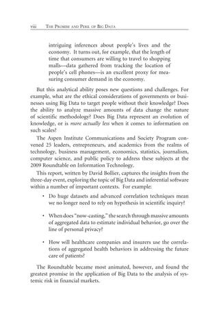 The promise and peril of big data | PDF