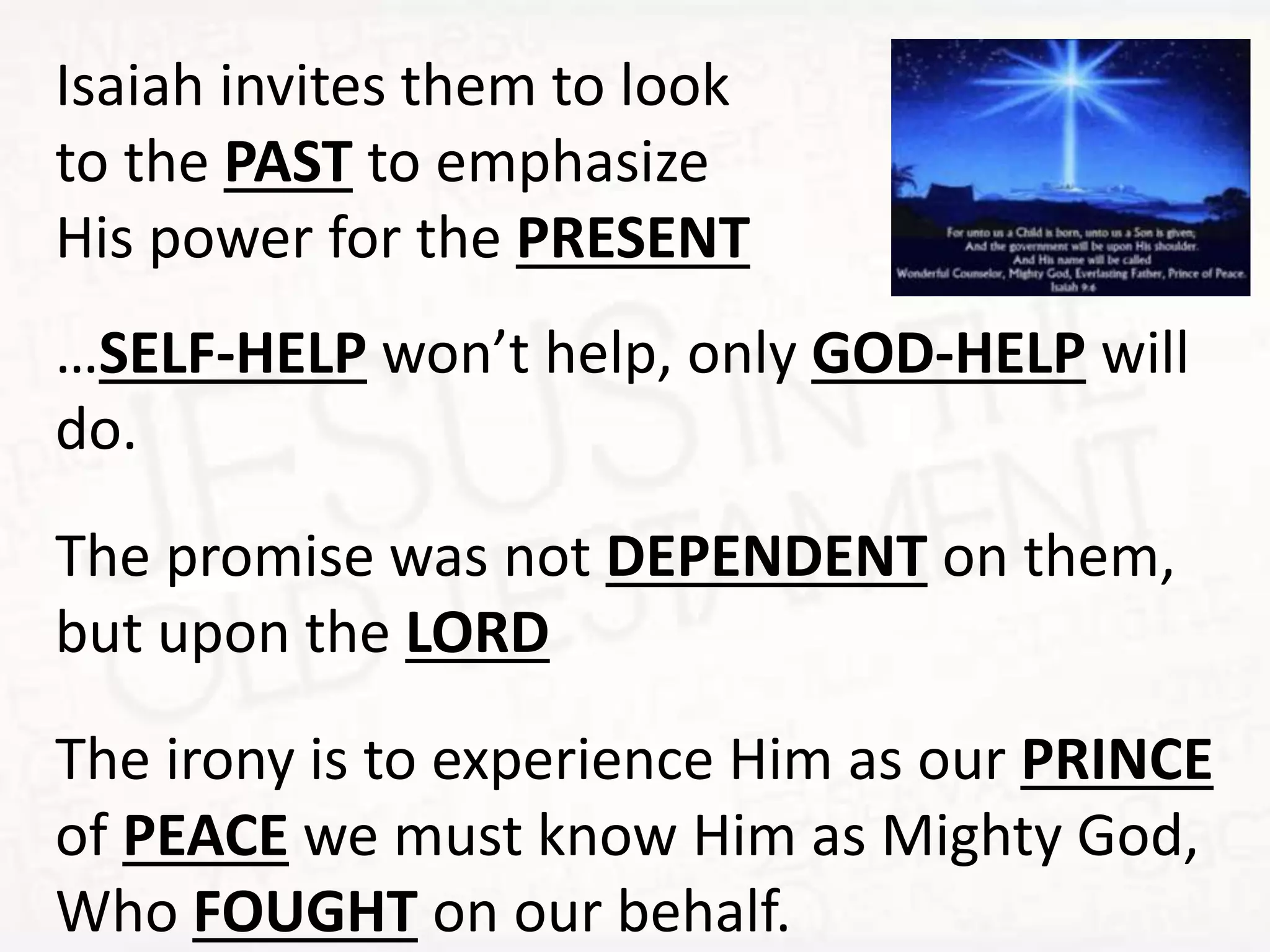 The_Promised_One_Part_2_His_Name_Shall_be_Called_Mighty_God | PPTX