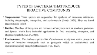 THE PROMISE OF BACTERIA BIOACTIVE IN MEDICINE.pptx