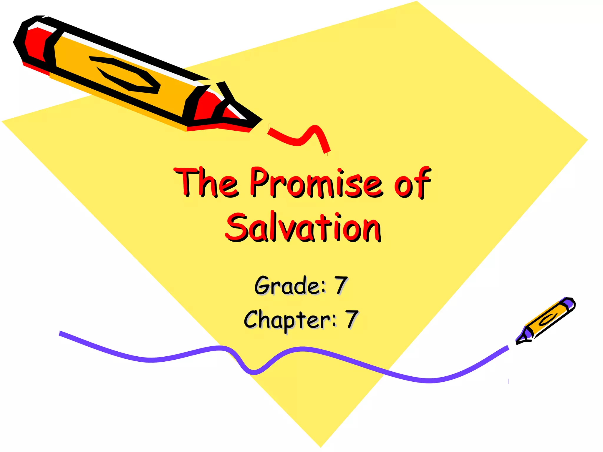 The promise of salvation | PPT