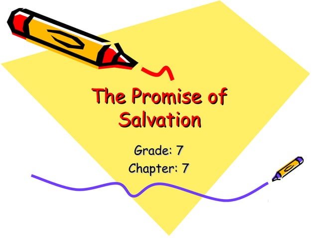 The promise of salvation | PPT | Christianity | Religion & Spirituality