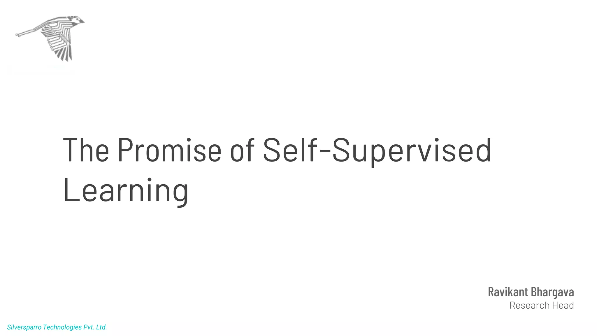 The promise of self supervised learning | PPTX | Technology & Computing