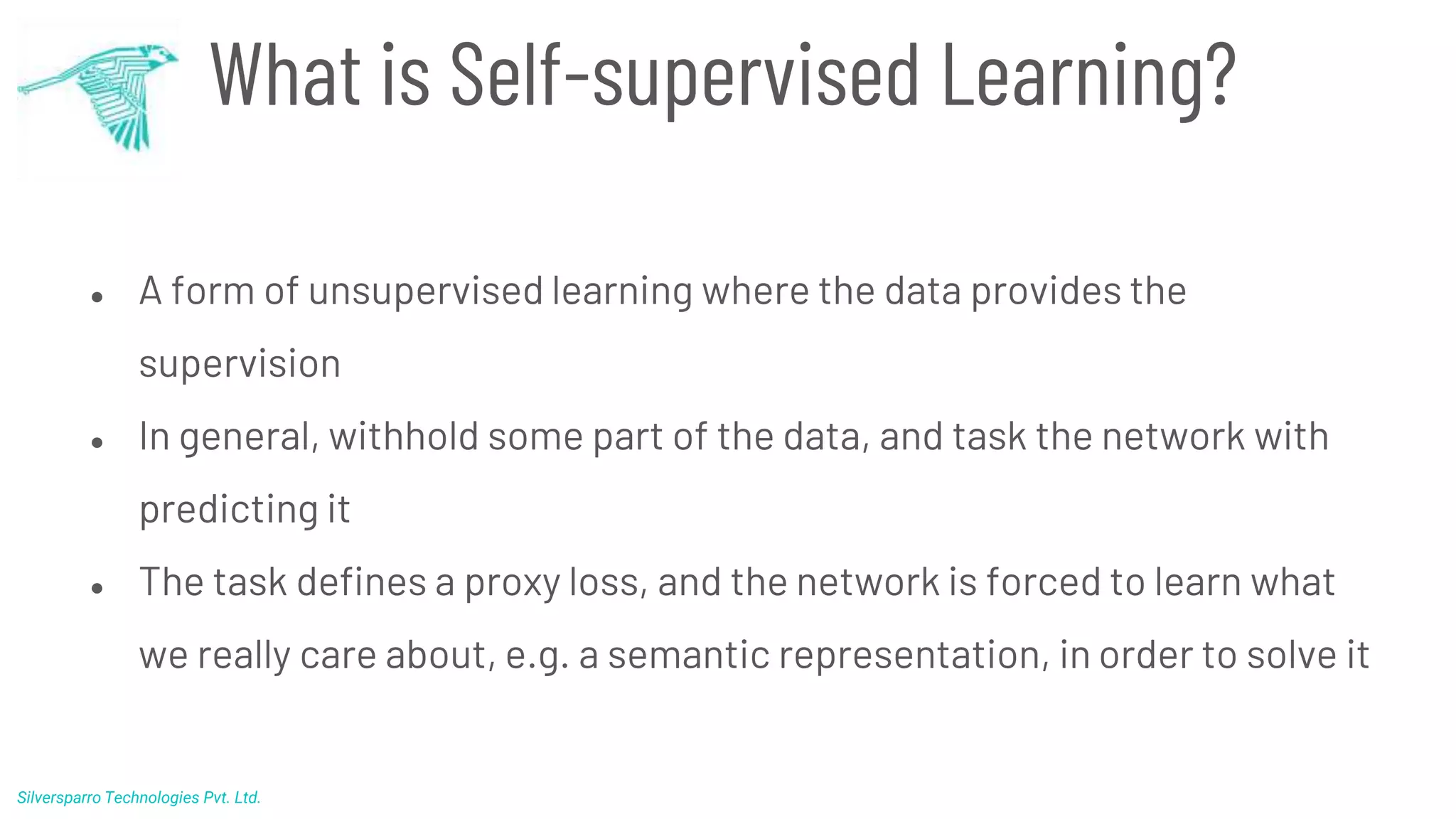 The promise of self supervised learning | PPTX | Technology & Computing