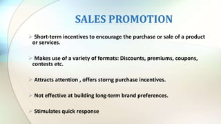 The promotion mix | PPT