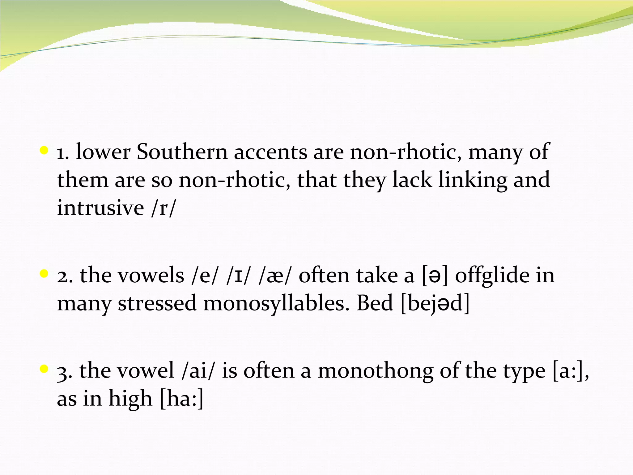 The pronunciation of north american english | PPT