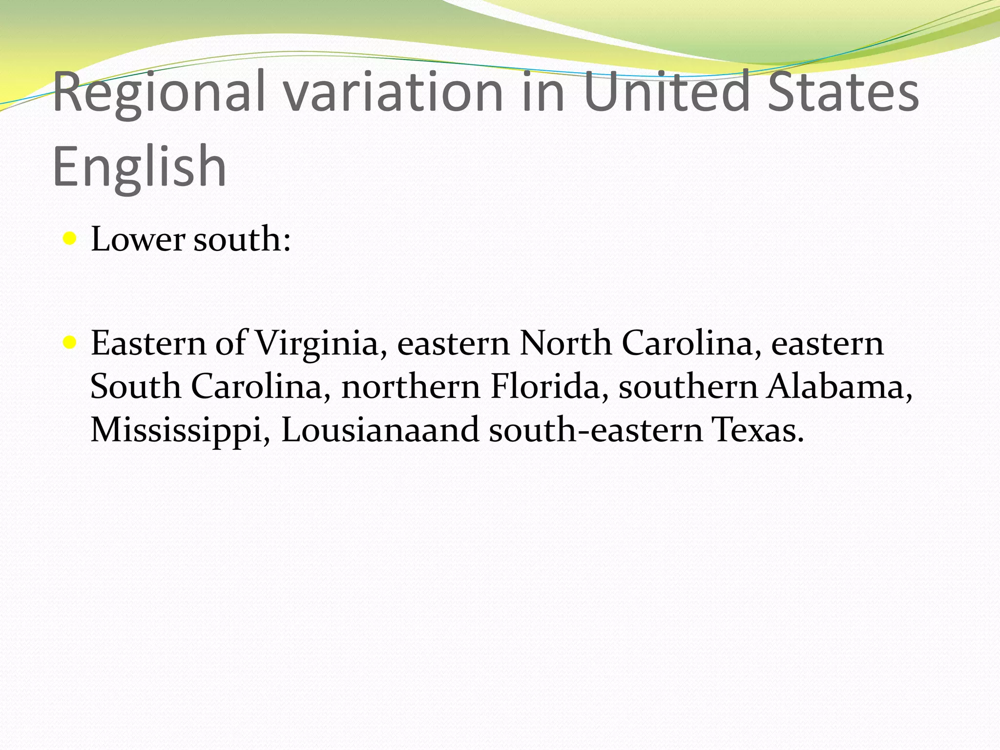 The pronunciation of north american english | PDF