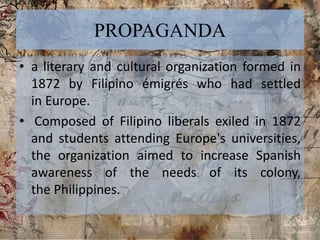 The propaganda movement | PPTX