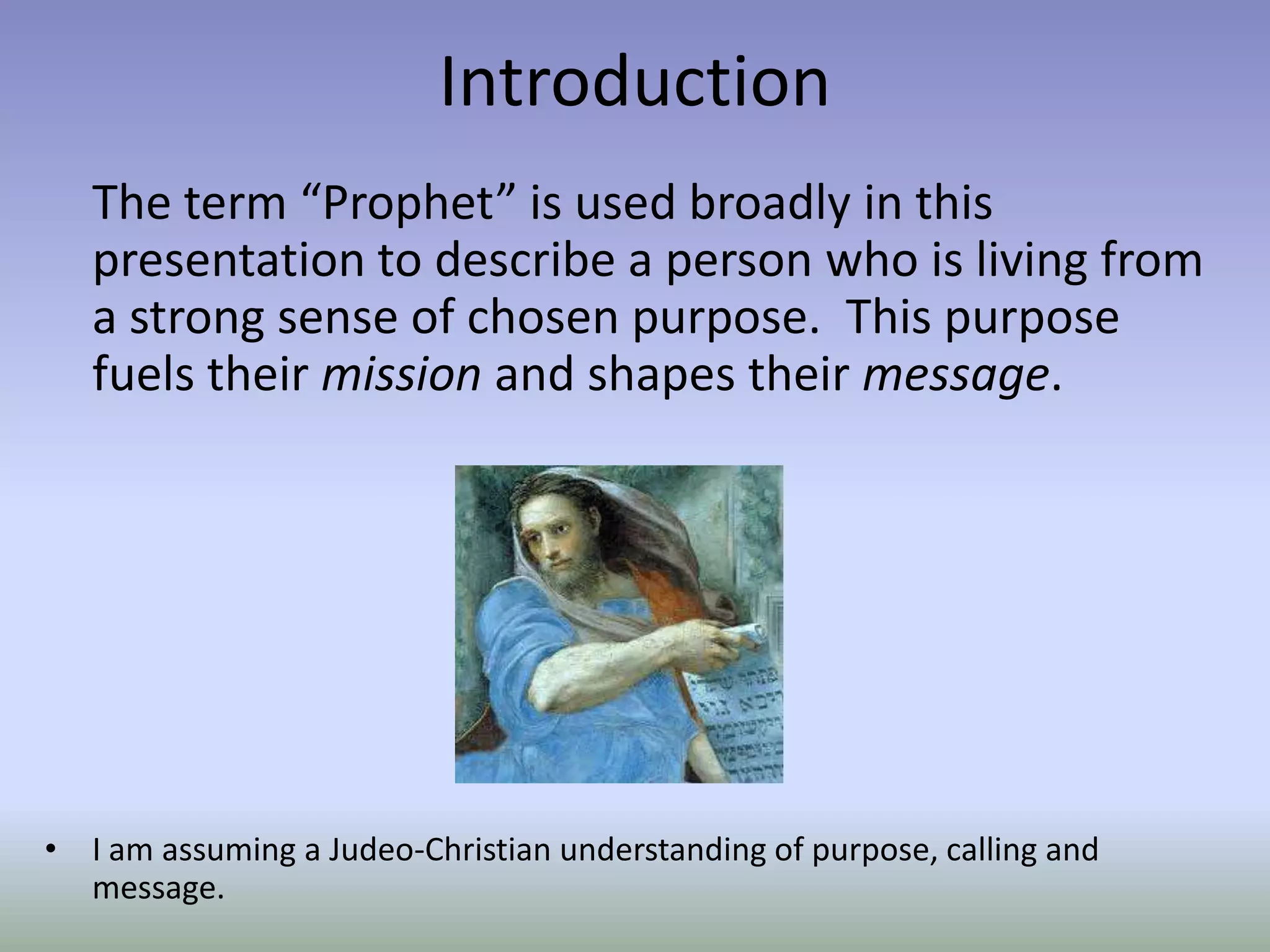 The Prophetic Lifecycle | PPT