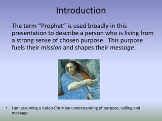 The Prophetic Lifecycle | PPT
