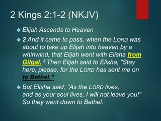 The prophet elisha | PPTX