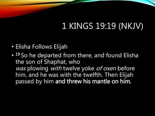 The prophet Elisha | PPTX